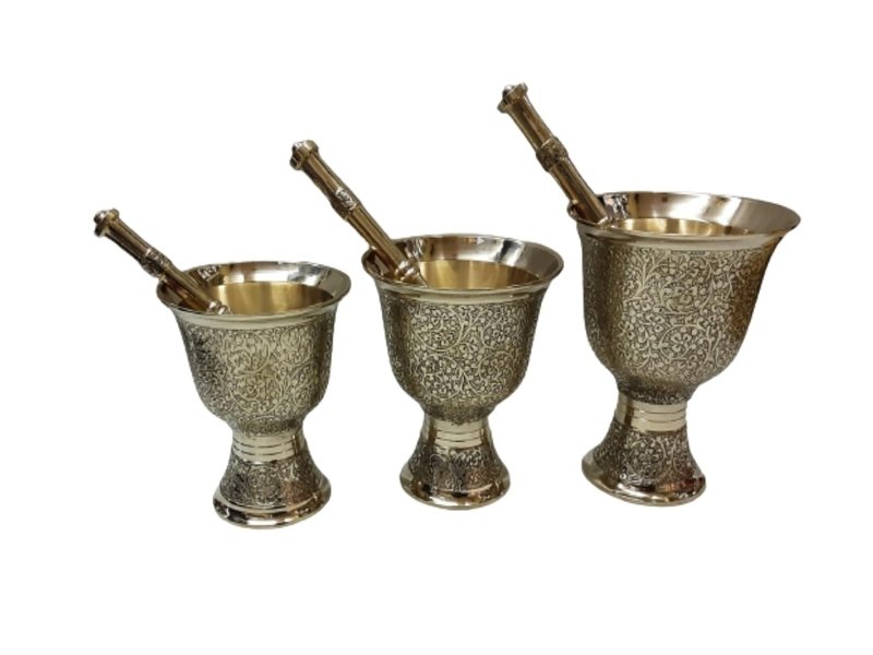 BRASS HAWAN DASTA EMBOSSED